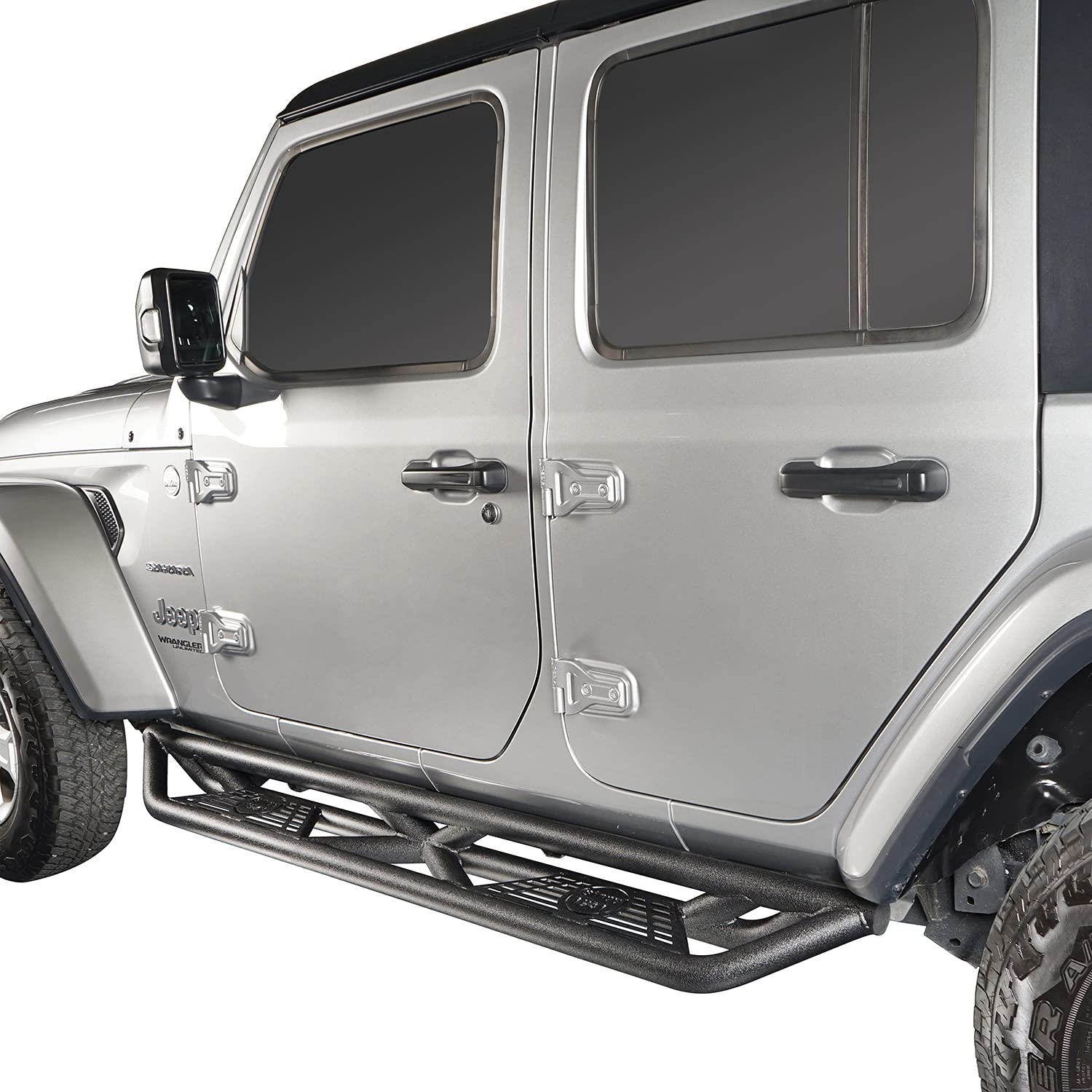 u-Box JL Side Step Tubular Running Board Texture Tube Steel Compatible ...