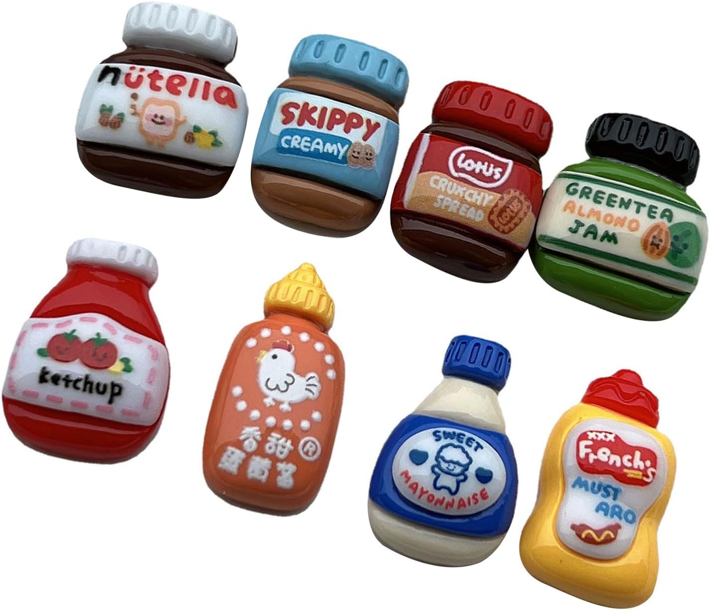 8Pcs Refrigerator Magnets Cartoon Sauce Bottle Fridge Magnets ...