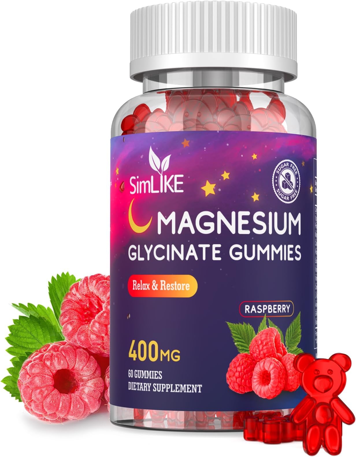 Amazon.com: Magnesium Glycinate Gummies 400mg, High Absorption ...