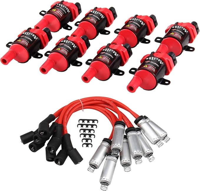 Amazon.com: High Performance 8Pcs D585 UF262 Ignition Coils Pack Round ...