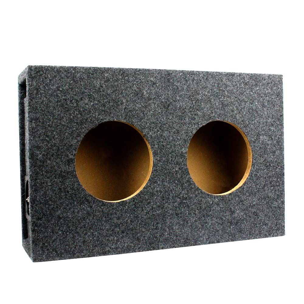 Amazon.com: RI Audio 6.5" Dual Shallow Hyper Vented Box Enclosure for ...