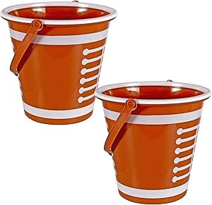 Amazon.com: KS Football Design Buckets Sports Theme Baskets for Home ...