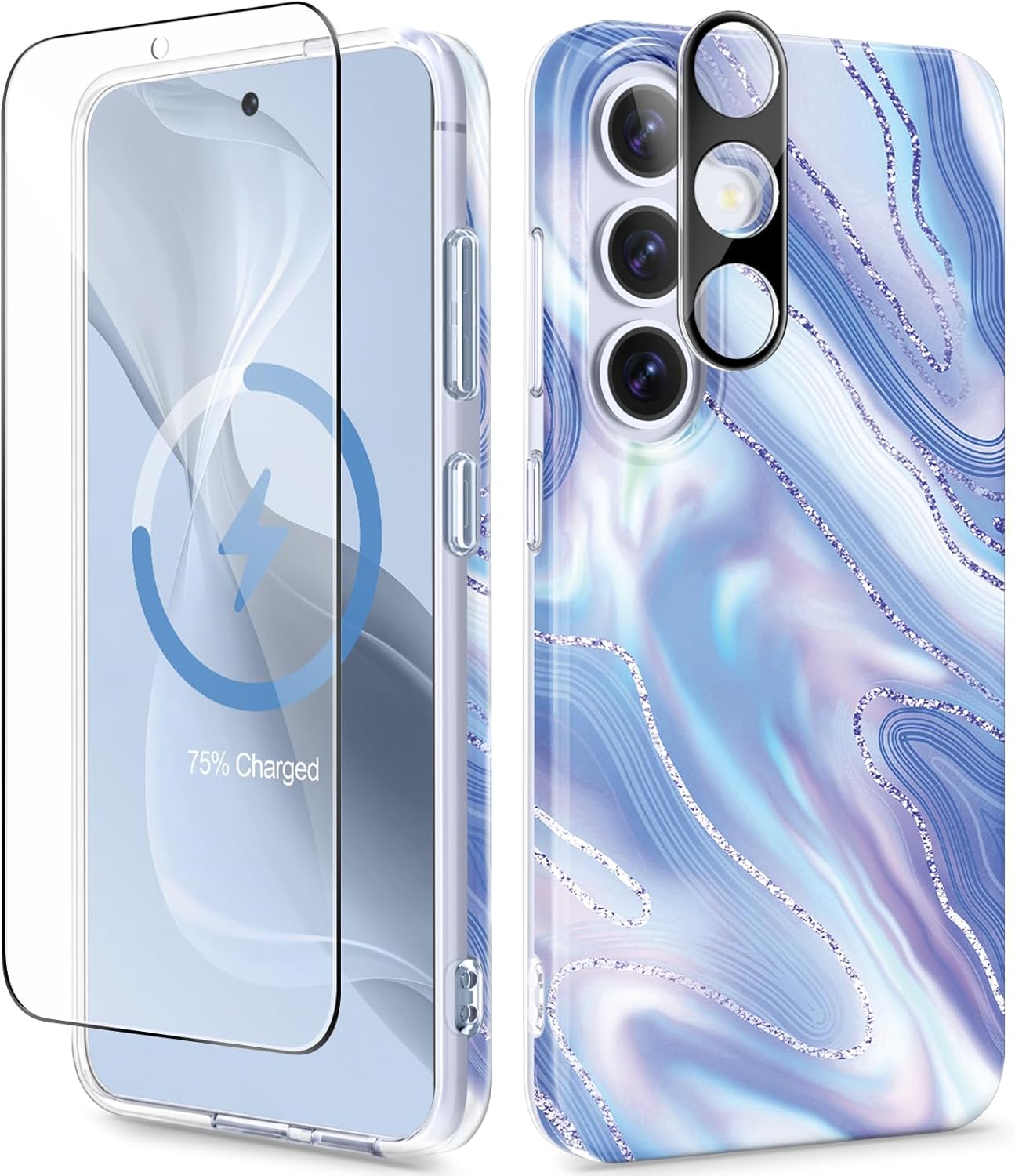 Amazon.com: GVIEWIN Magnetic for Samsung Galaxy S25 Case, Compatible ...