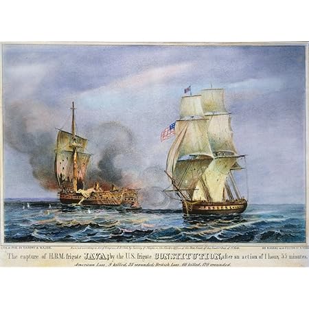Amazon.com: Uss Constitution 1815 Nthe Engagement Between The Uss ...