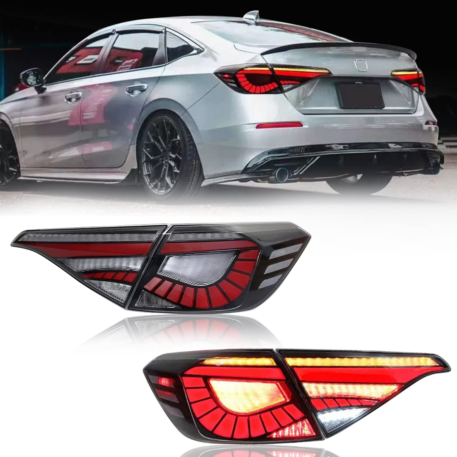 Honda Civic 2022 Modified Lights