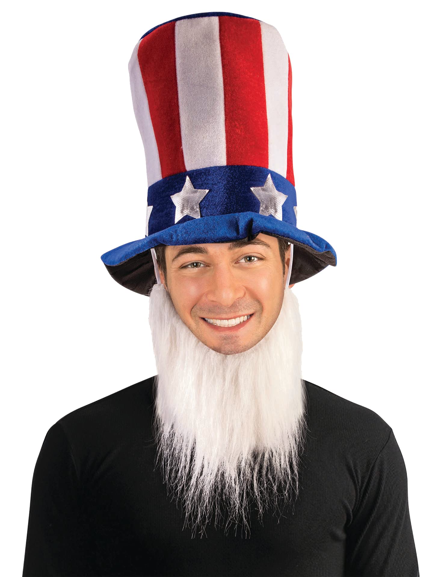 Amazon.com: Forum Novelties Men's Uncle Sam Hat with Beard Party ...