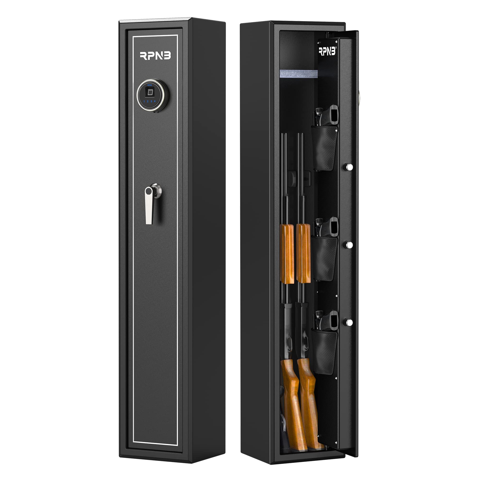 Snapklik.com : RPNB Large Biometric Rifle Safe, 3-Gun Electronic Gun ...