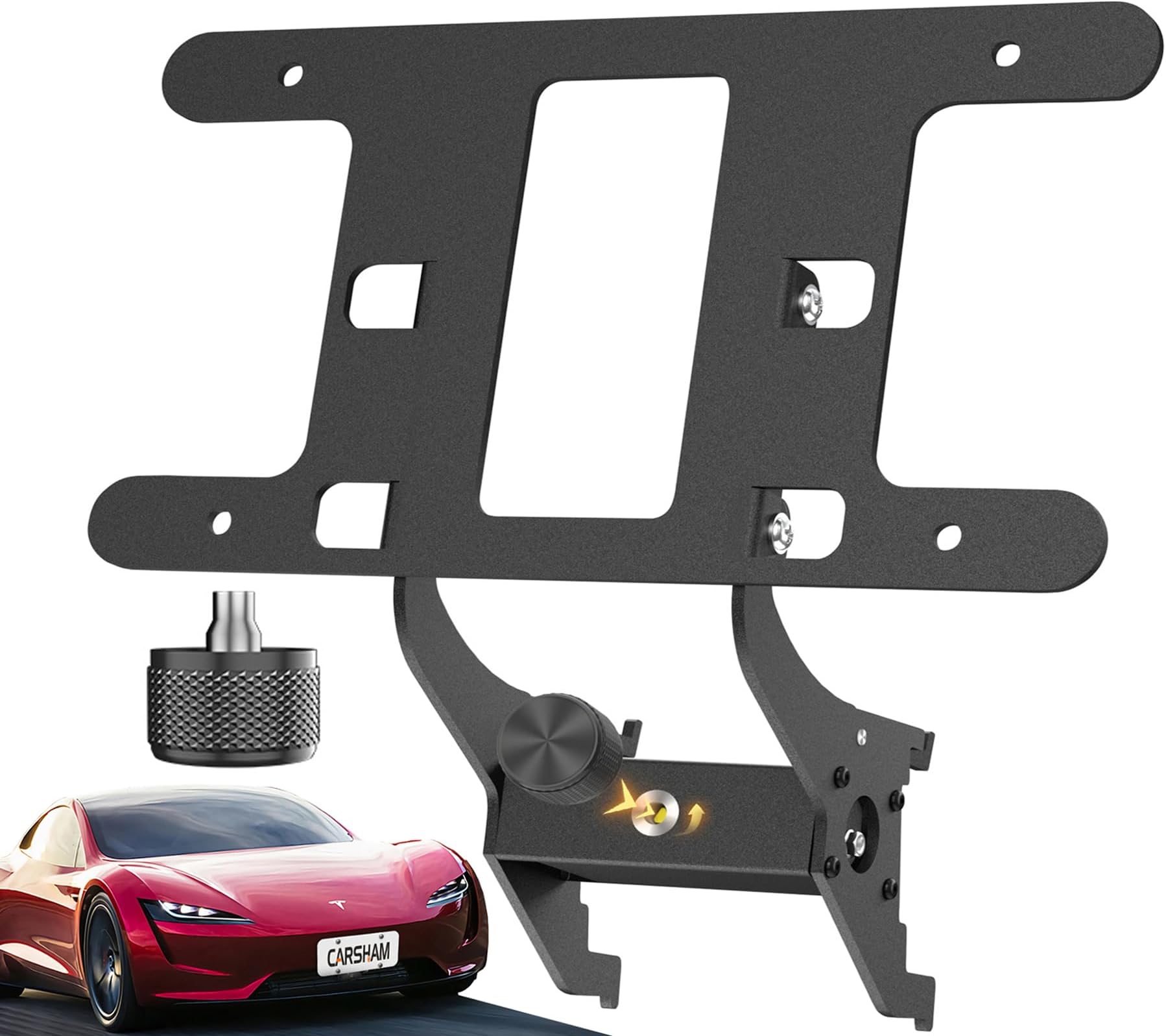 Amazon.com: CARSHAM Front License Plate Holder Mount for Tesla Model 3 ...