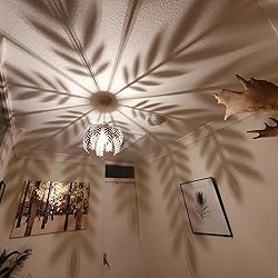 Traditional Fern Leaf Designed Easy Fit Ceiling Pendant Light Shade in ...