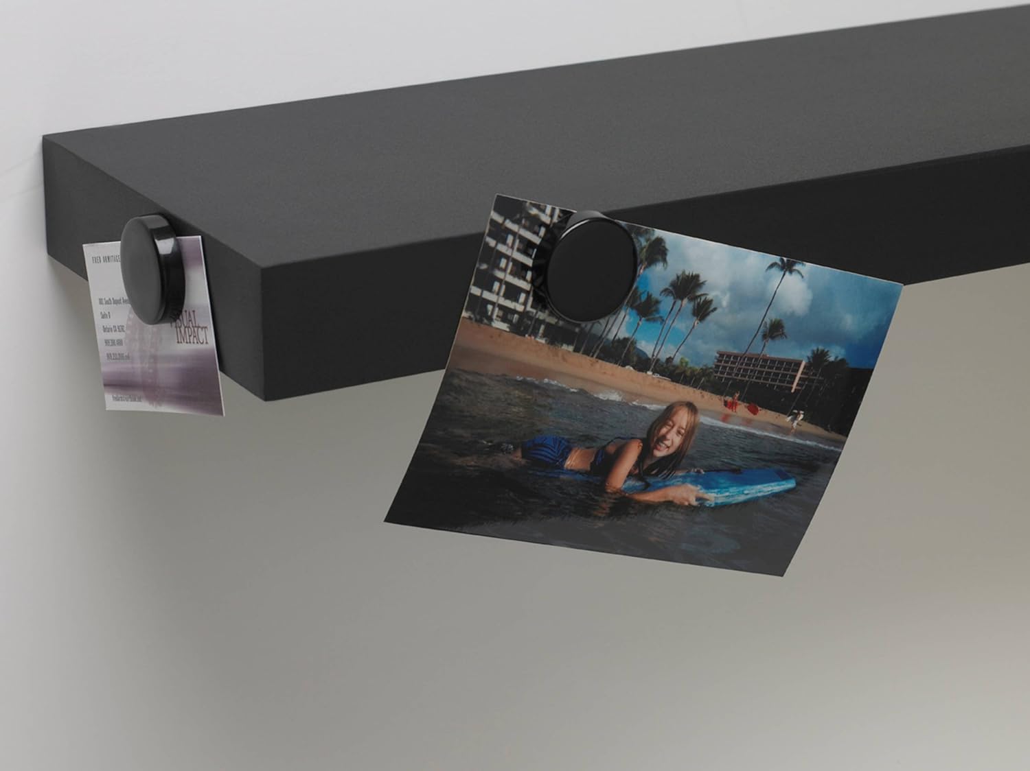 Amazon.com: 4D Concepts Magnetic Shelves, Black, 2-Pack : Home & Kitchen