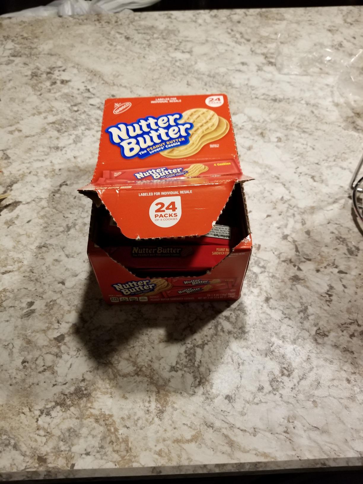 Amazon.com: Nabisco Nutter Butter Cookies - 24/1.9 oz. packs : Grocery ...