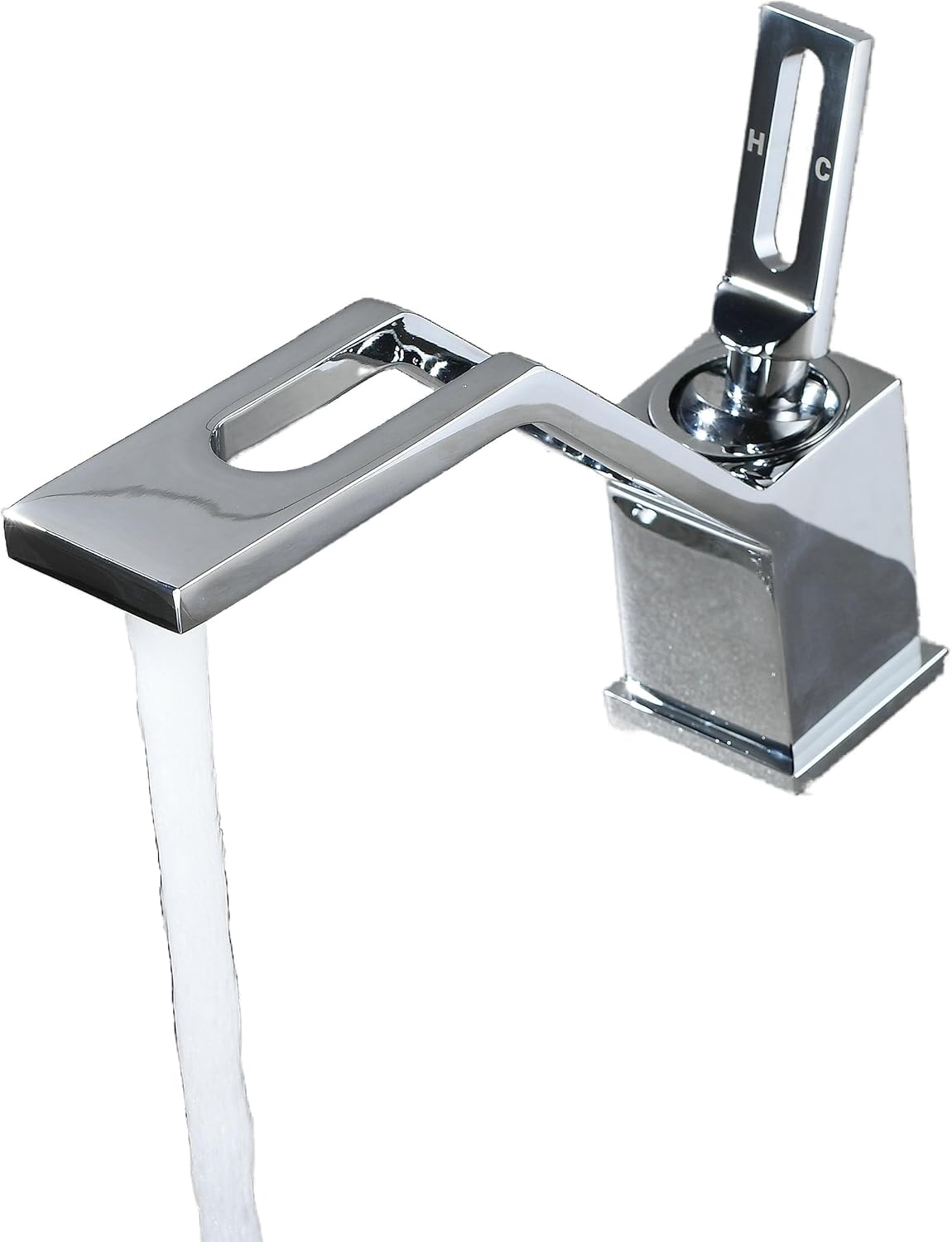 Leekayer Bathroom Facuet Single Handle Chrome Bathroom Sink Faucet 1 ...