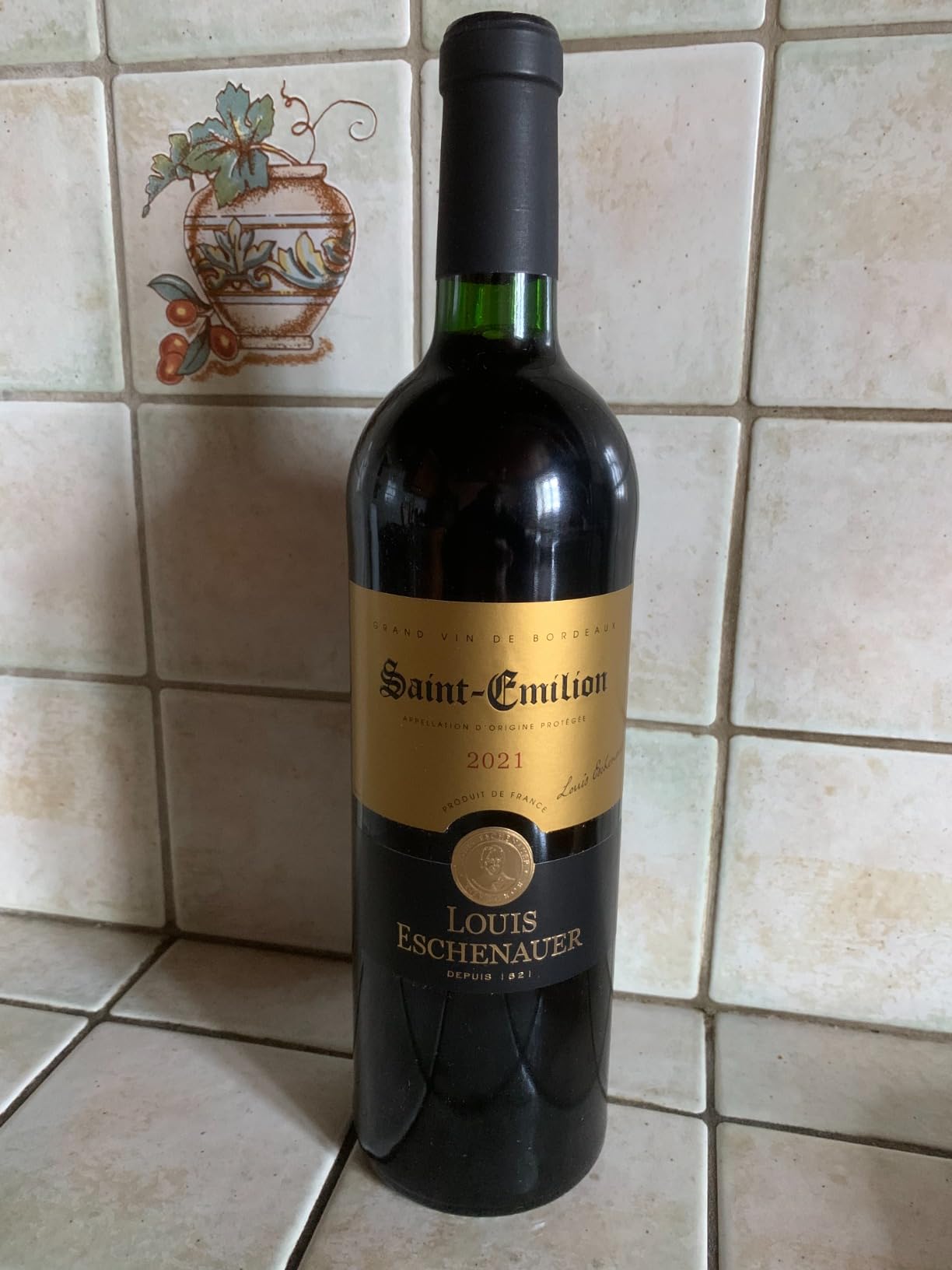 Louis Eschenauer - Saint Emilion Vin Rouge, Grand Vin de Bordeaux (1 x ...