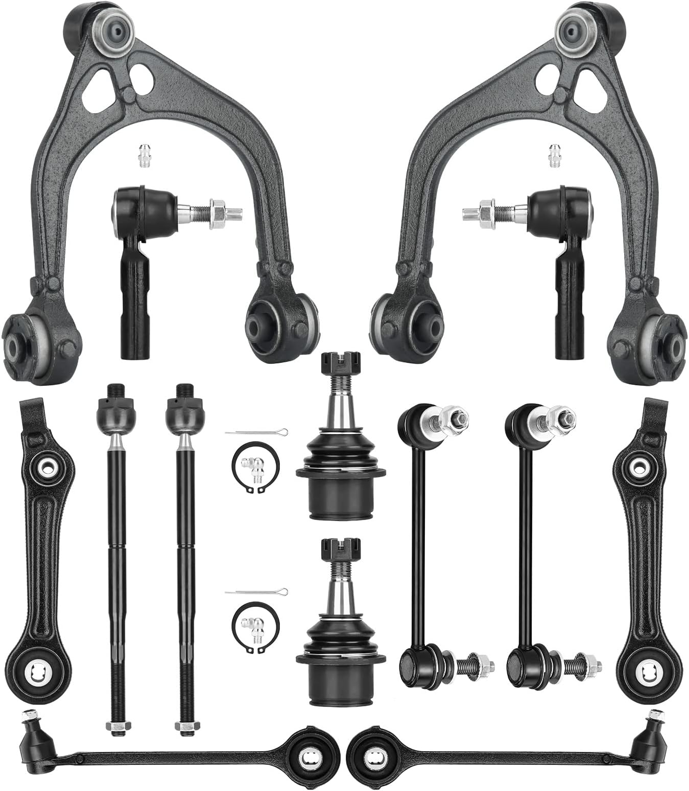 Amazon.com: 16PC Suspension Control Arm Kit for Dodge Charger For RWD ...