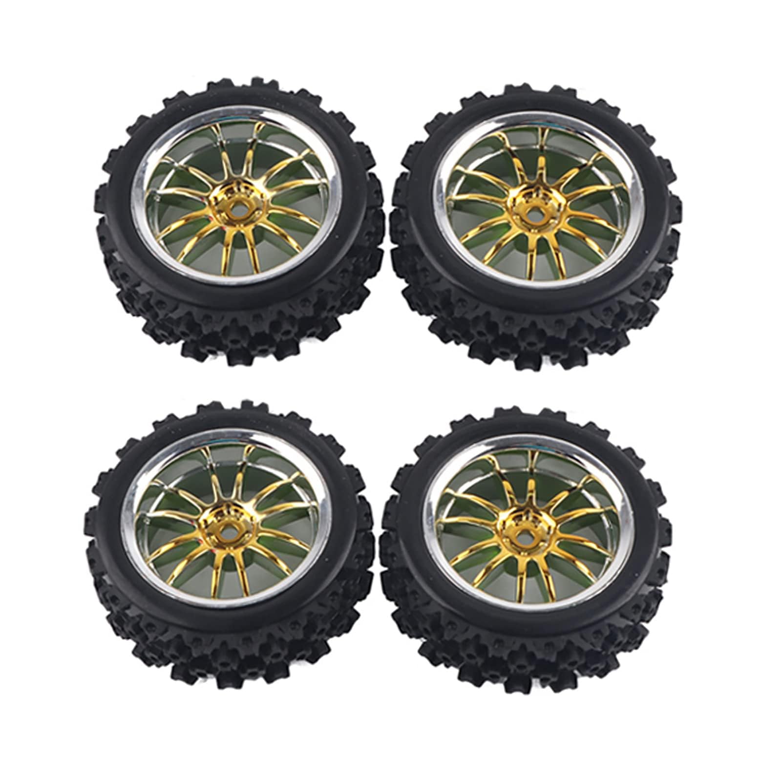 Amazon.com: HERCHR RC Car Tires, 4pcs Set Racing Off Road Vehicle Tires ...