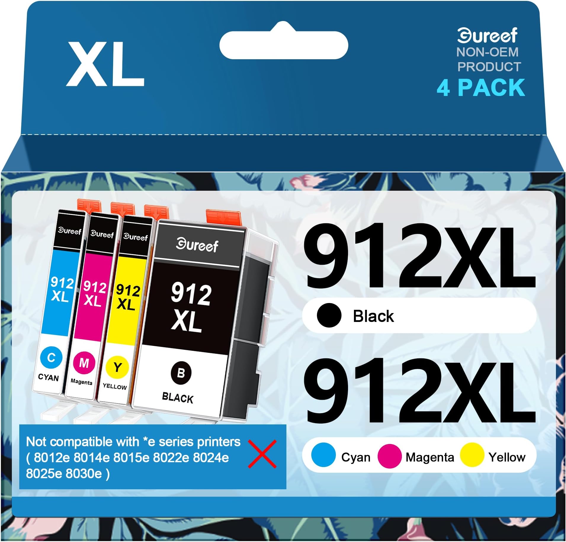 HP 3YL84AE 912XL High Yield Original Ink Cartridge, Black, Single Pack ...