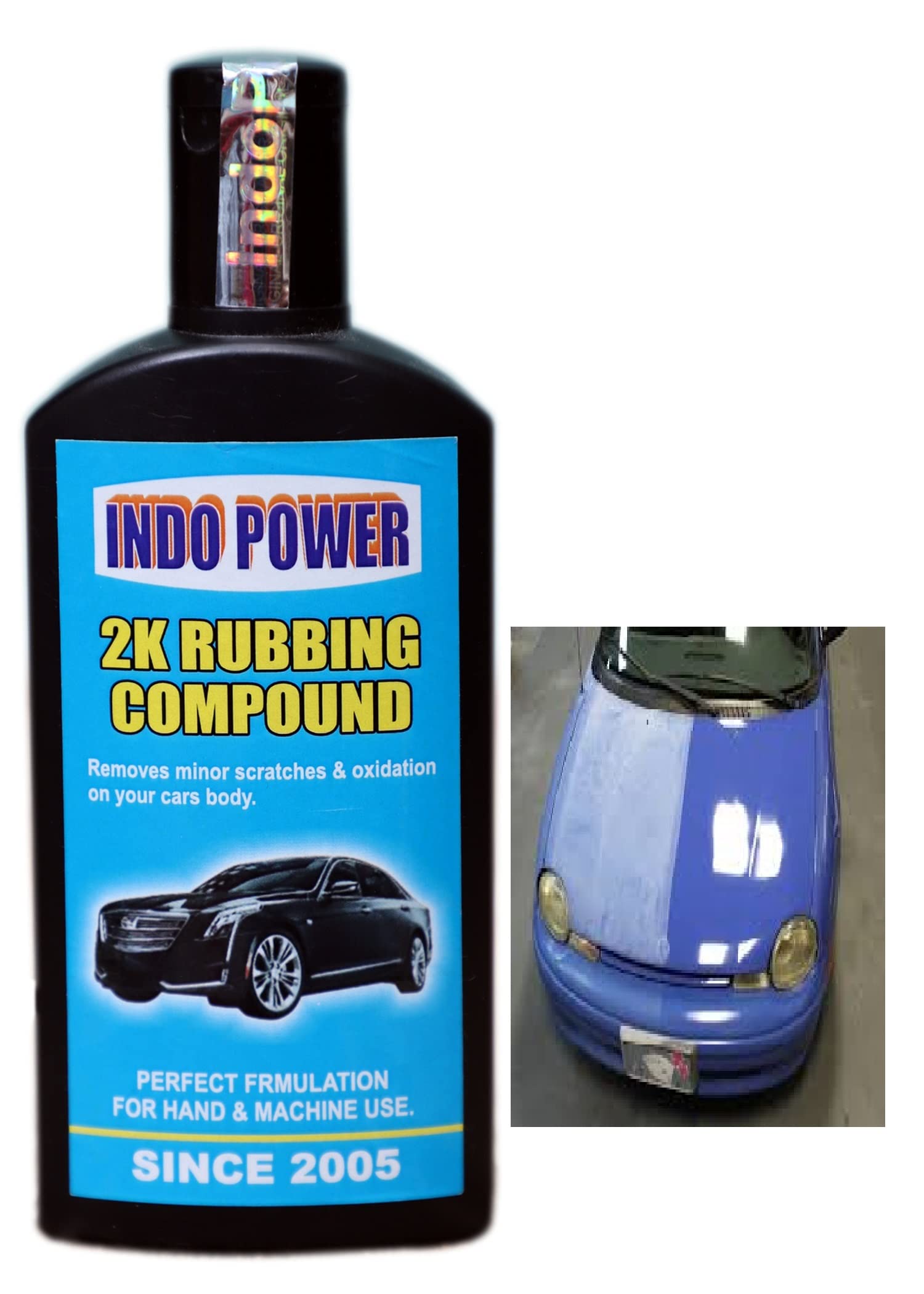 INDOPOWER 2K RUBBING COMPOUND | Removes Minor Scratches | Swirl Marks ...