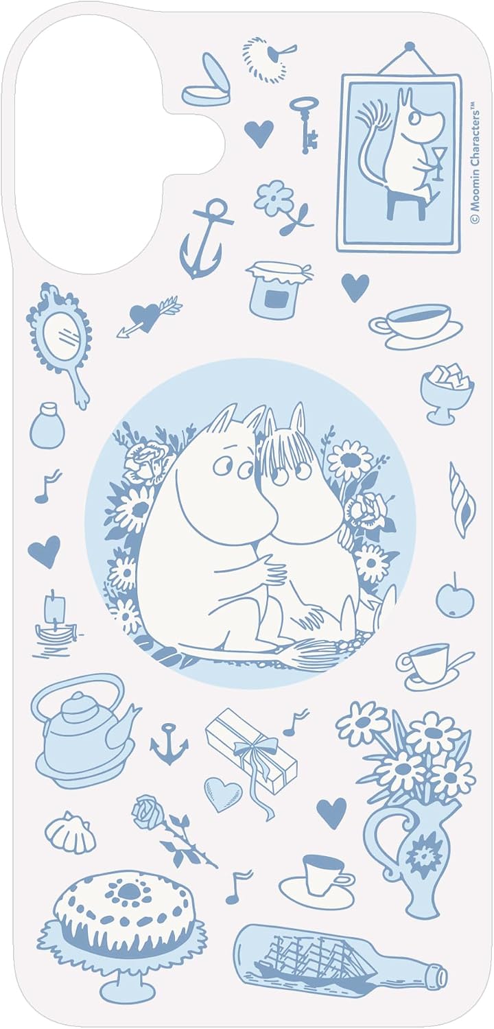 Amazon.com: iFace Moomin Reflection Clear Phone Case Insert Decoration ...