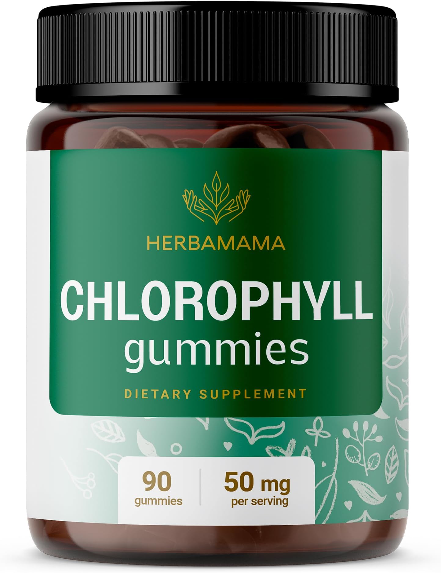 Amazon.com: HERBAMAMA Chlorophyll Gummies Supplement from for Digestion ...
