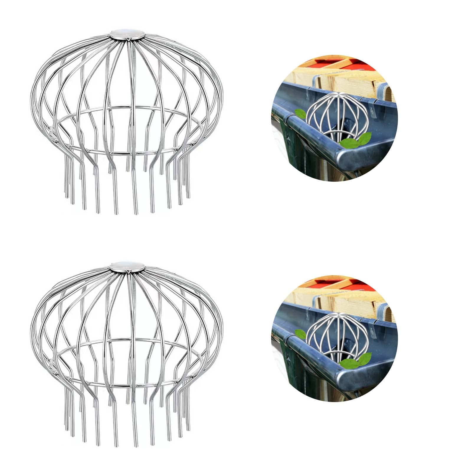 4 Inch Gutter Guard, 304 Stainless Steel Filter Strainer for Stops ...