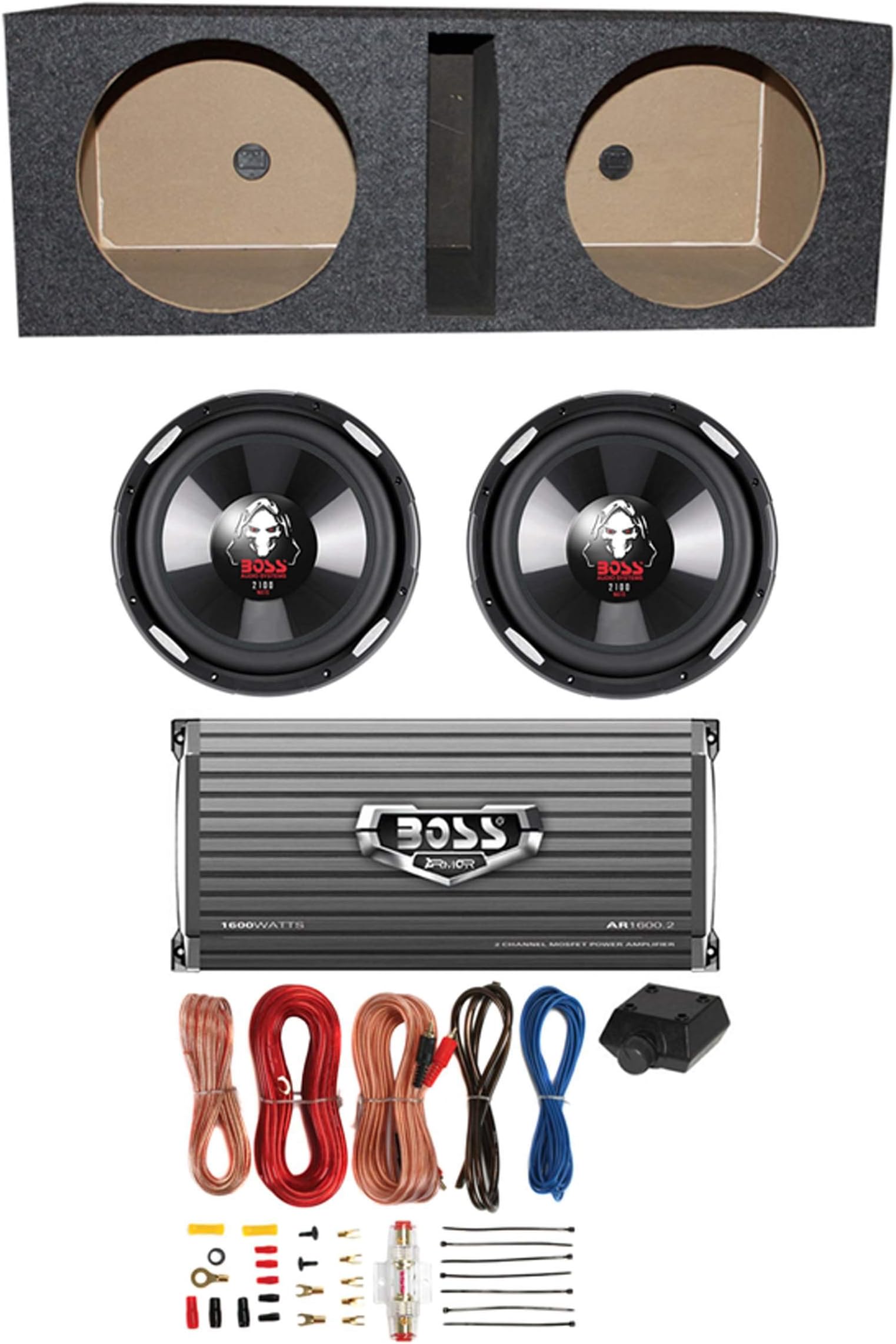 Amazon.com: BOSS Audio 12-Inch 2600-Watt Car Power Subwoofer DVC Power ...
