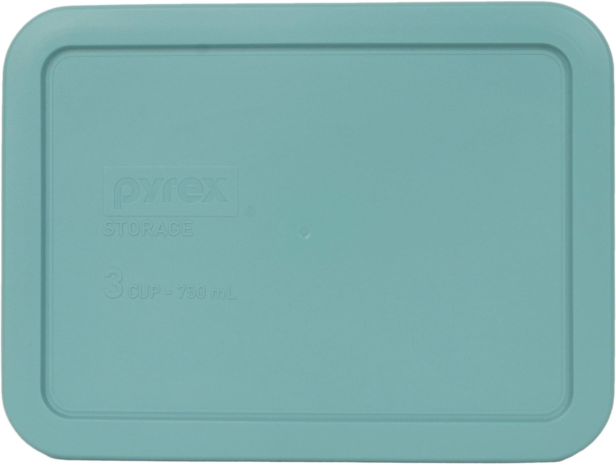 Amazon.com: Pyrex 7210-PC 3 Cup Turquoise Rectangle Plastic Food ...