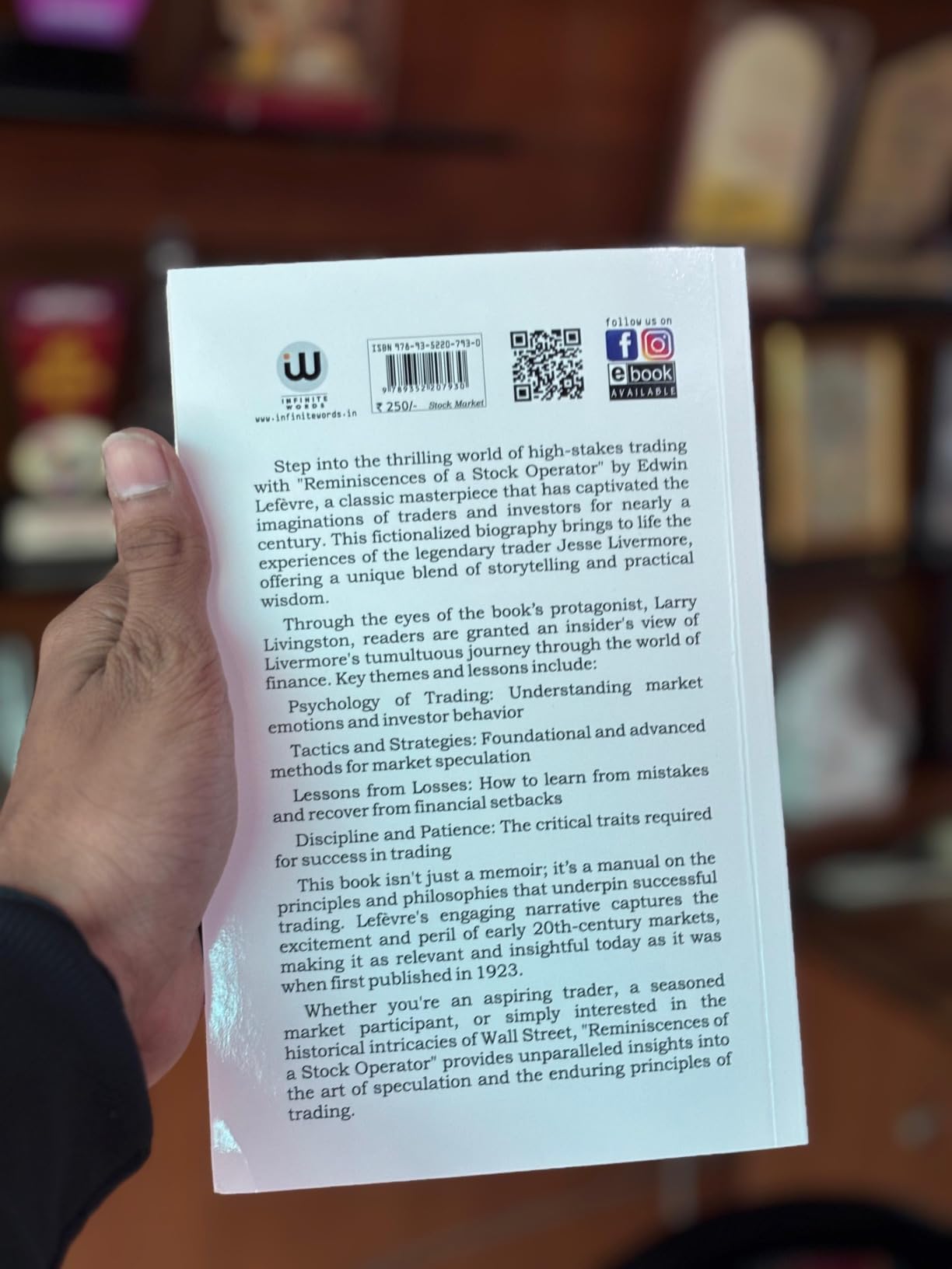 Reminiscences Of A Stock Operator | Edwin Lefevre | English Money Book ...