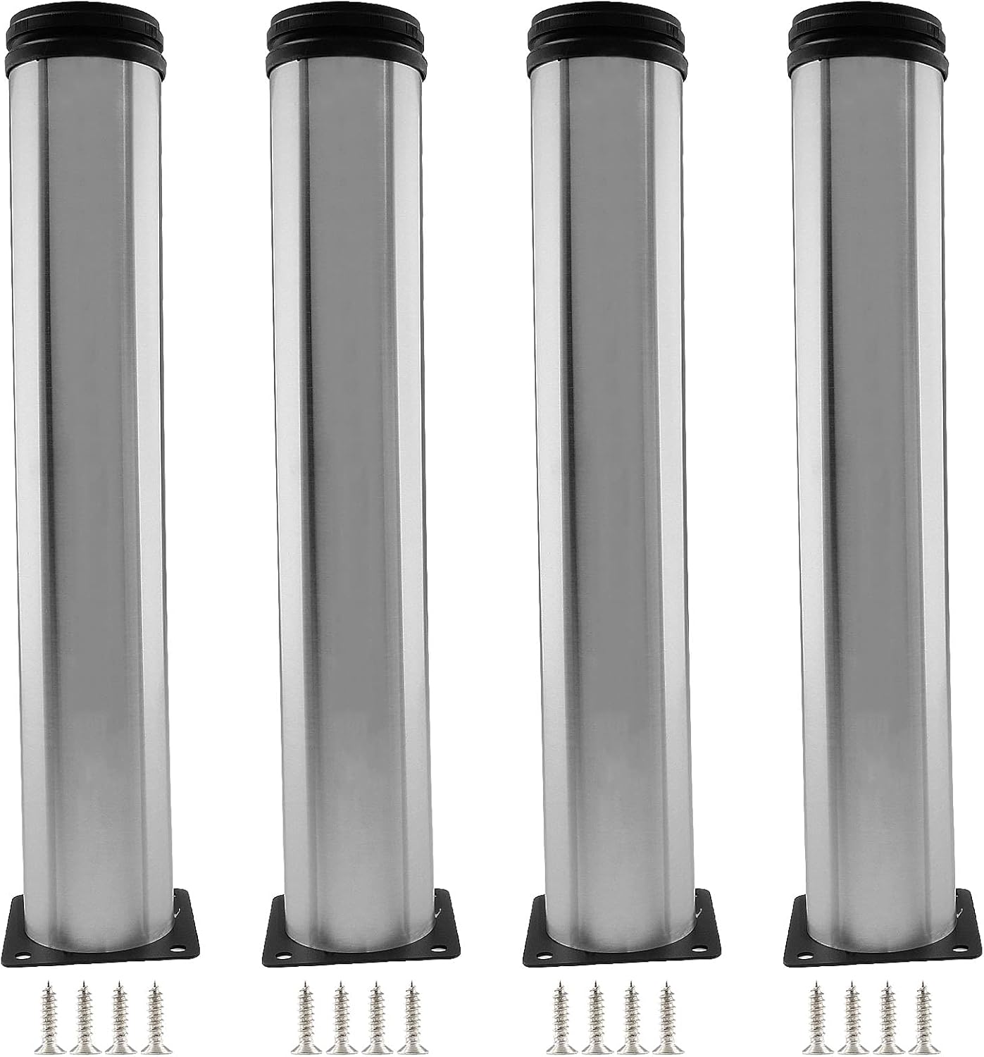 Amazon.com: KMITMUK 4Pack Stainless Steel Adjustable Legs, 12 Inch ...