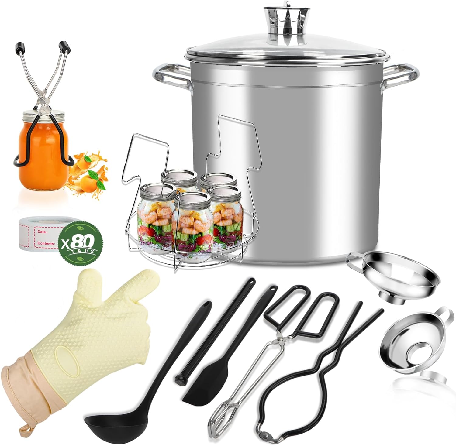 Amazon.com: GraceKit Canning Supplies Starter kit Canning Pot with Rack ...