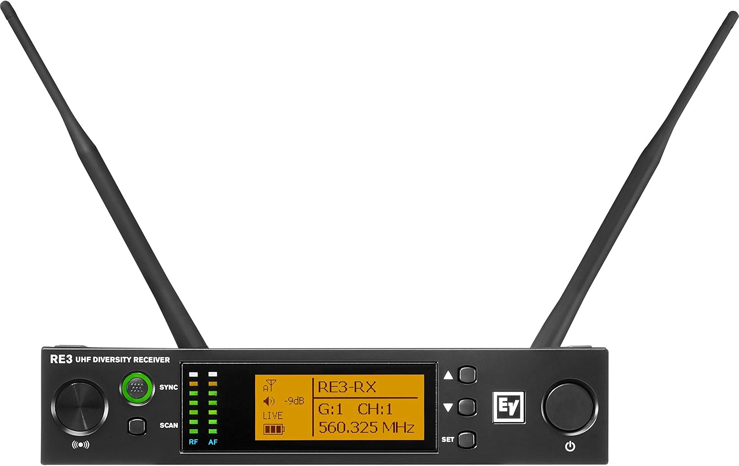 Amazon.com: Electro-Voice RE3-RX-5L RE3 Half Rack Space Receiver, 488 ...