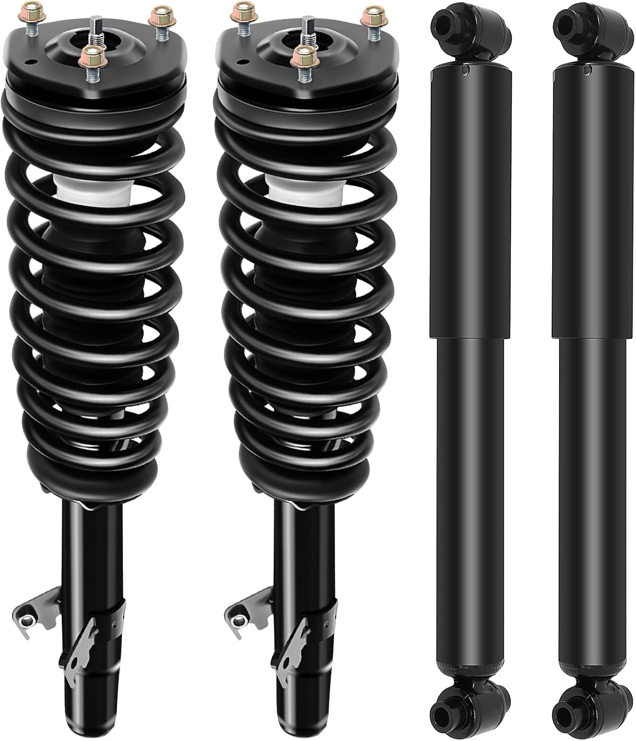 Amazon.com: SCITOO Front Complete Struts Rear Shocks and Coil Spring ...