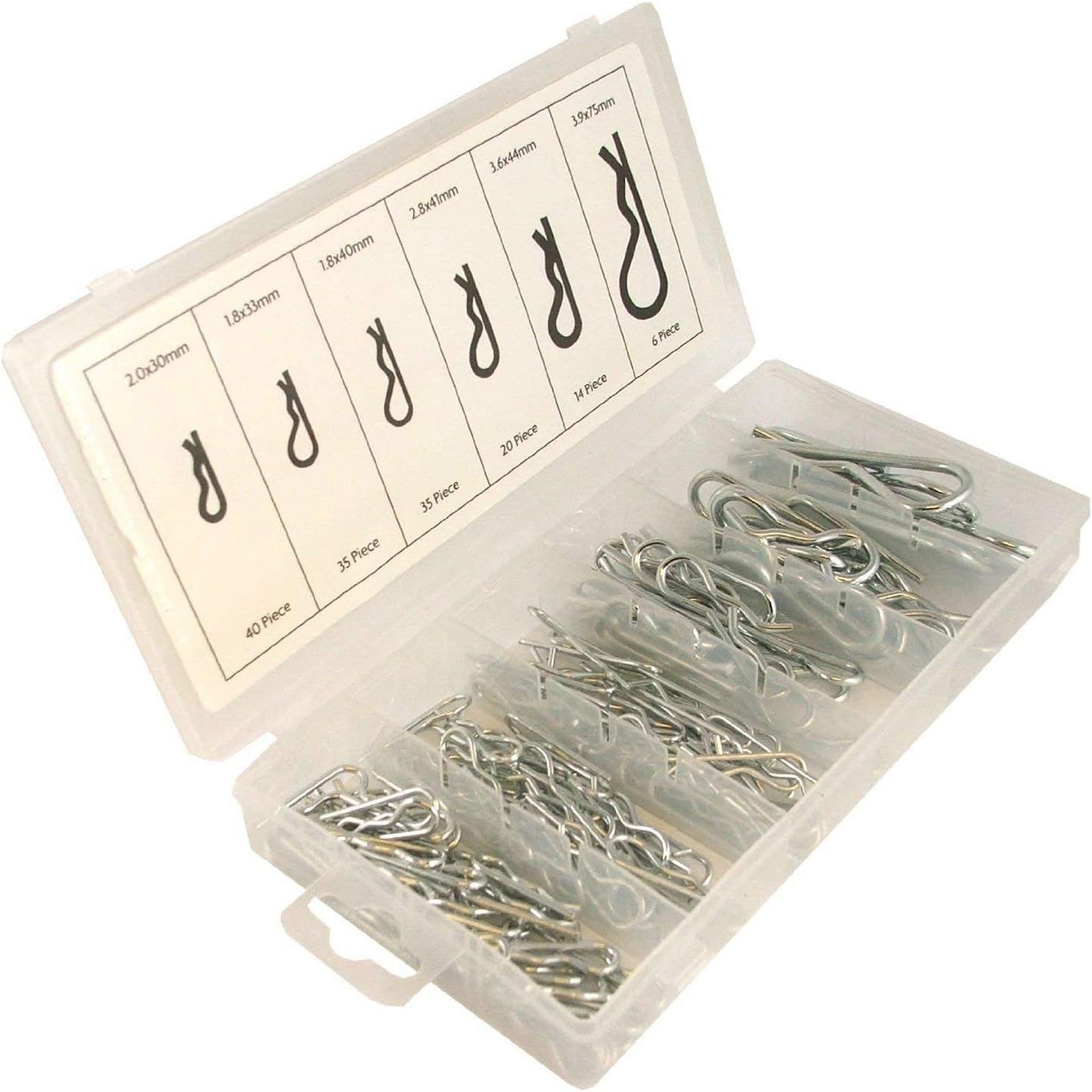 Unibos New 150pc Stainless Steel Hair Pin Hitch R Clip Lynch Cotter ...