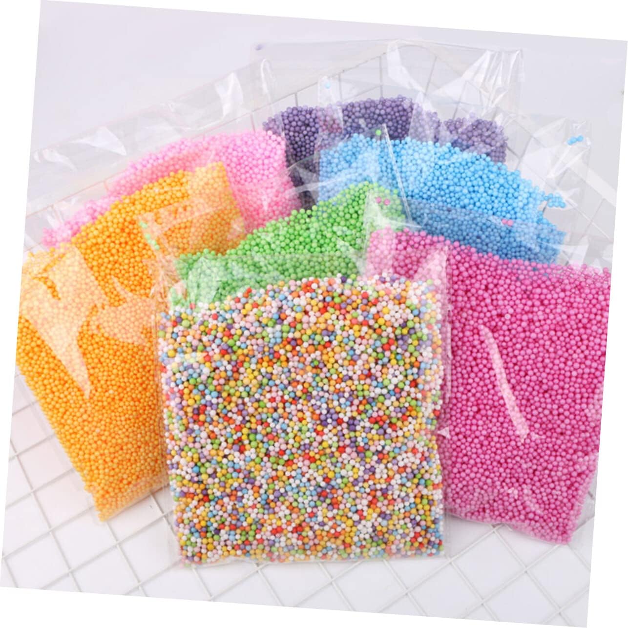 VILLCASE Bean Bag 3 Packs Basket Decor Stuffing Fishbowl Beads Box ...