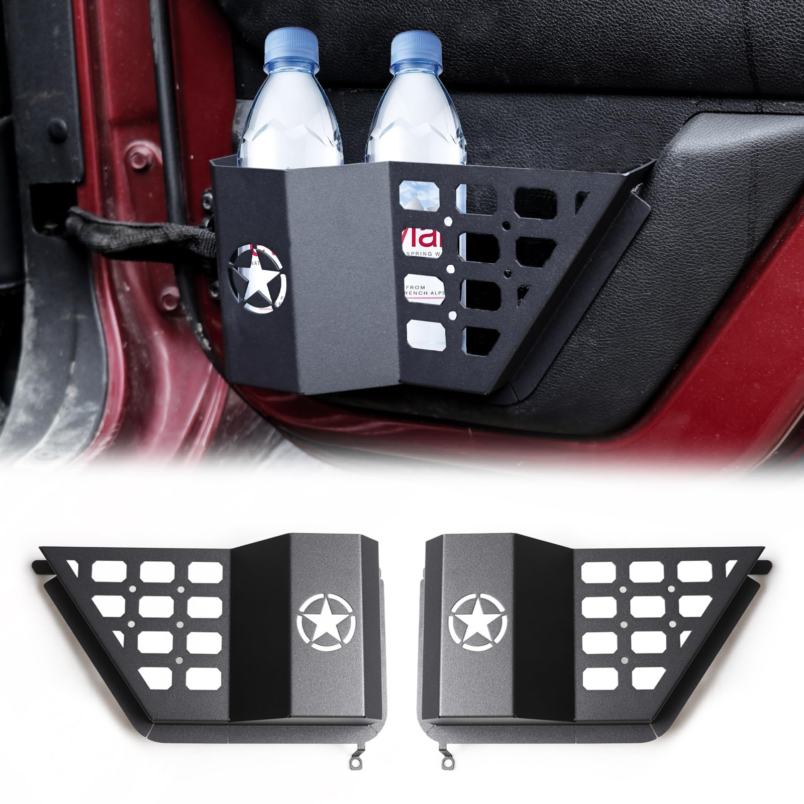 Amazon.com: West-xingzhe Rear Door Storage for 2011-2018 Jeep Wrangler ...