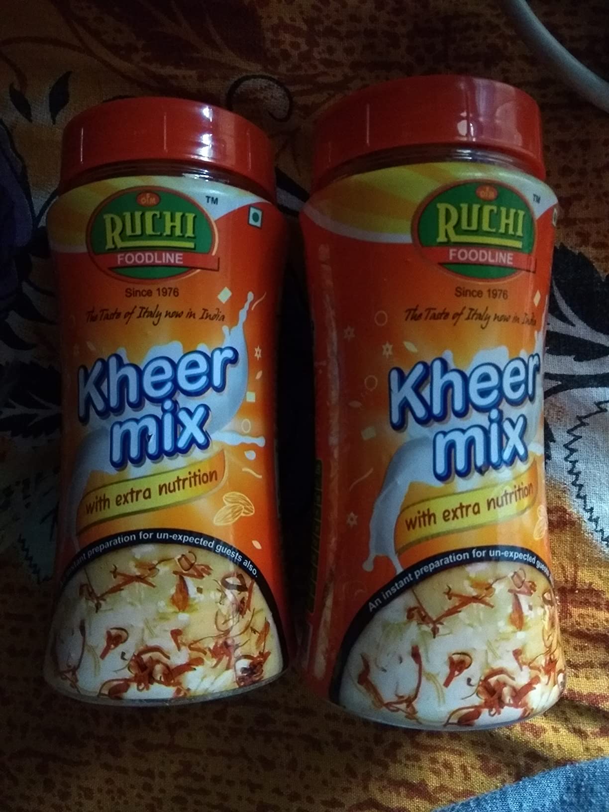 Ruchi Instant Kheer Mix | Sweet Dish Dessert Mix | 200 g x 2 Jars ...