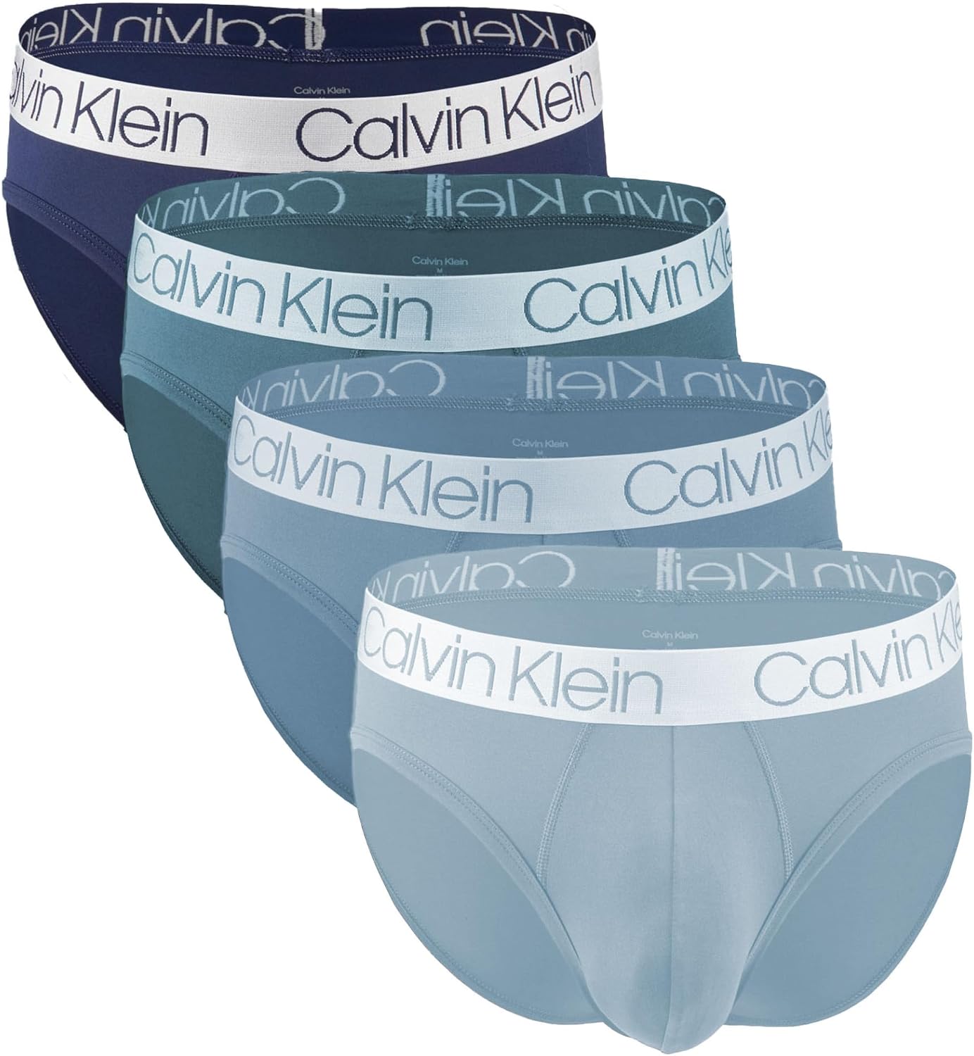 Calvin Klein Men`s Chromatic Microfiber Hip Brief 4 Pack (B(NP2429-420 ...