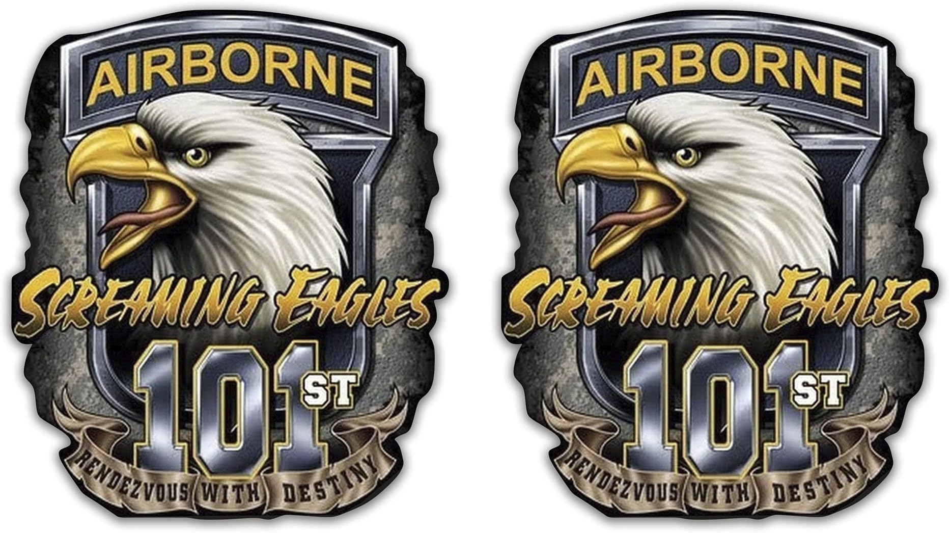 Amazon.com: U.S. Army 101st Airborne Screaming Eagles Reflective 3D ...