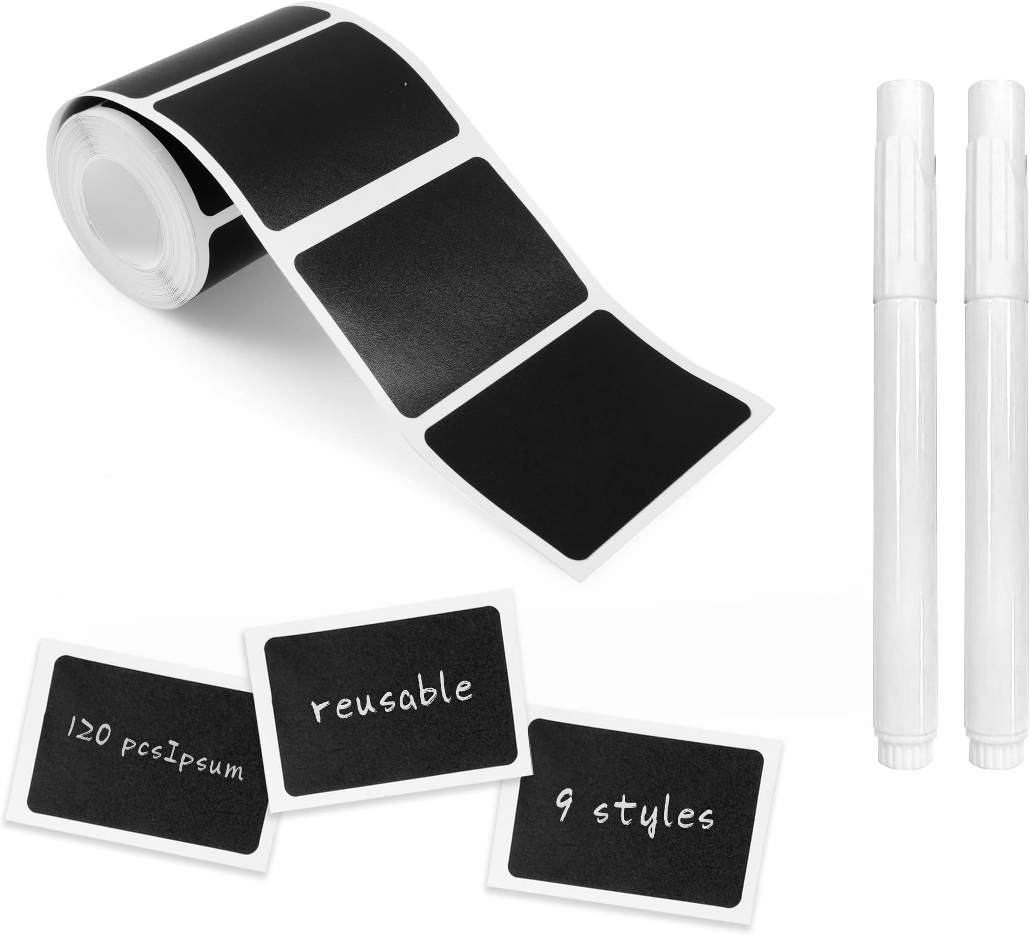 Amazon.com : Chalkboard Labels - 300pcs Waterproof Reusable Blackboard ...