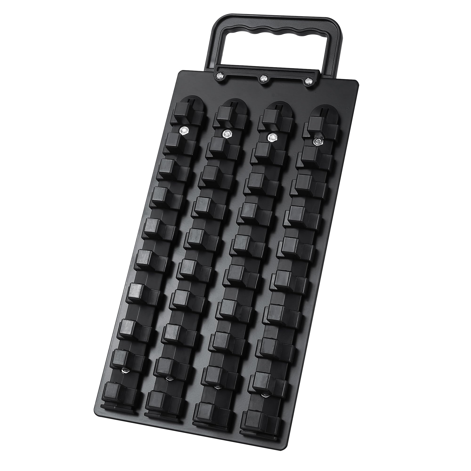 Amazon.com: Reniteco 40-Piece Portable Socket Organizer Steel Tray with ...