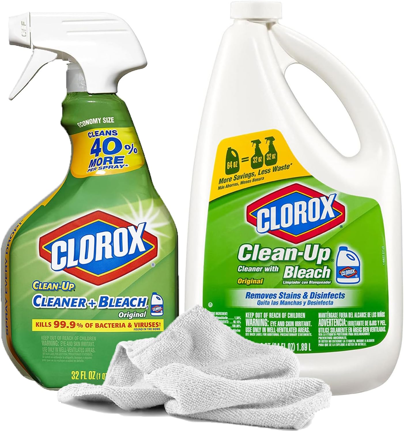 Amazon.com : Clorox Clean-Up with Bleach, 32 Fl Oz Trigger Spray Bottle ...