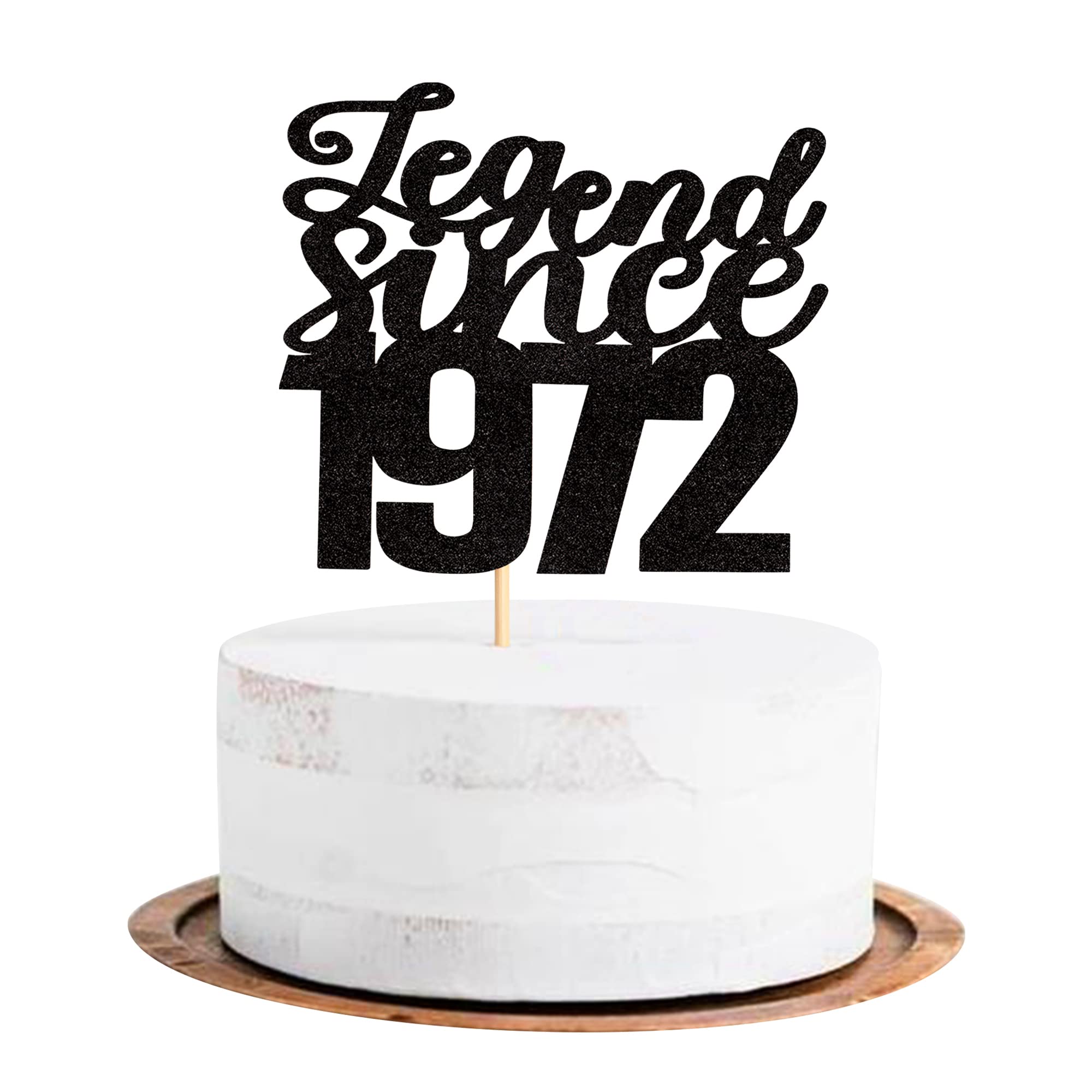 Blumomon 1pc Legend Since 1974 Cake Topper 50th Birthday Cake ...