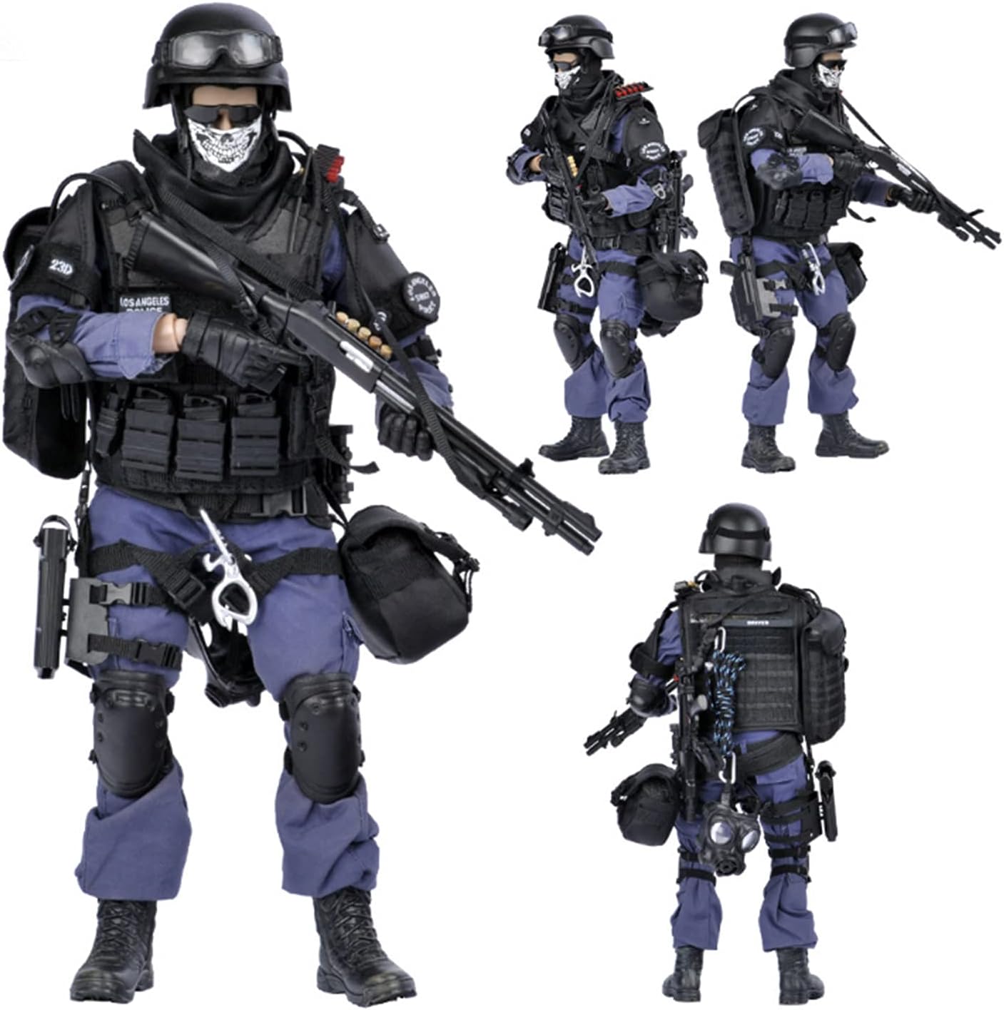 Amazon.com: 1/6 Scale SWAT Action Figures(12inch), Highly Detail Army ...