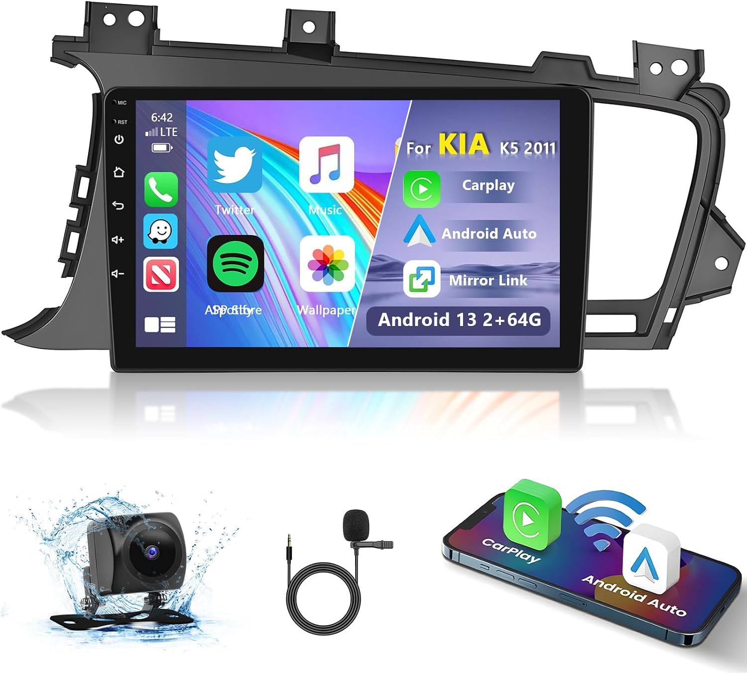 Amazon.com: Car Stereo for Kia Optima K5 2010 2011 2012 2013 with ...
