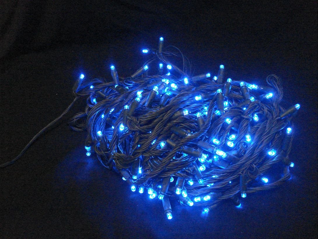 Buy Diwali Lights | Blue LED Lights | 88 Bulbs | 28 Feet / 8.5 Meters ...