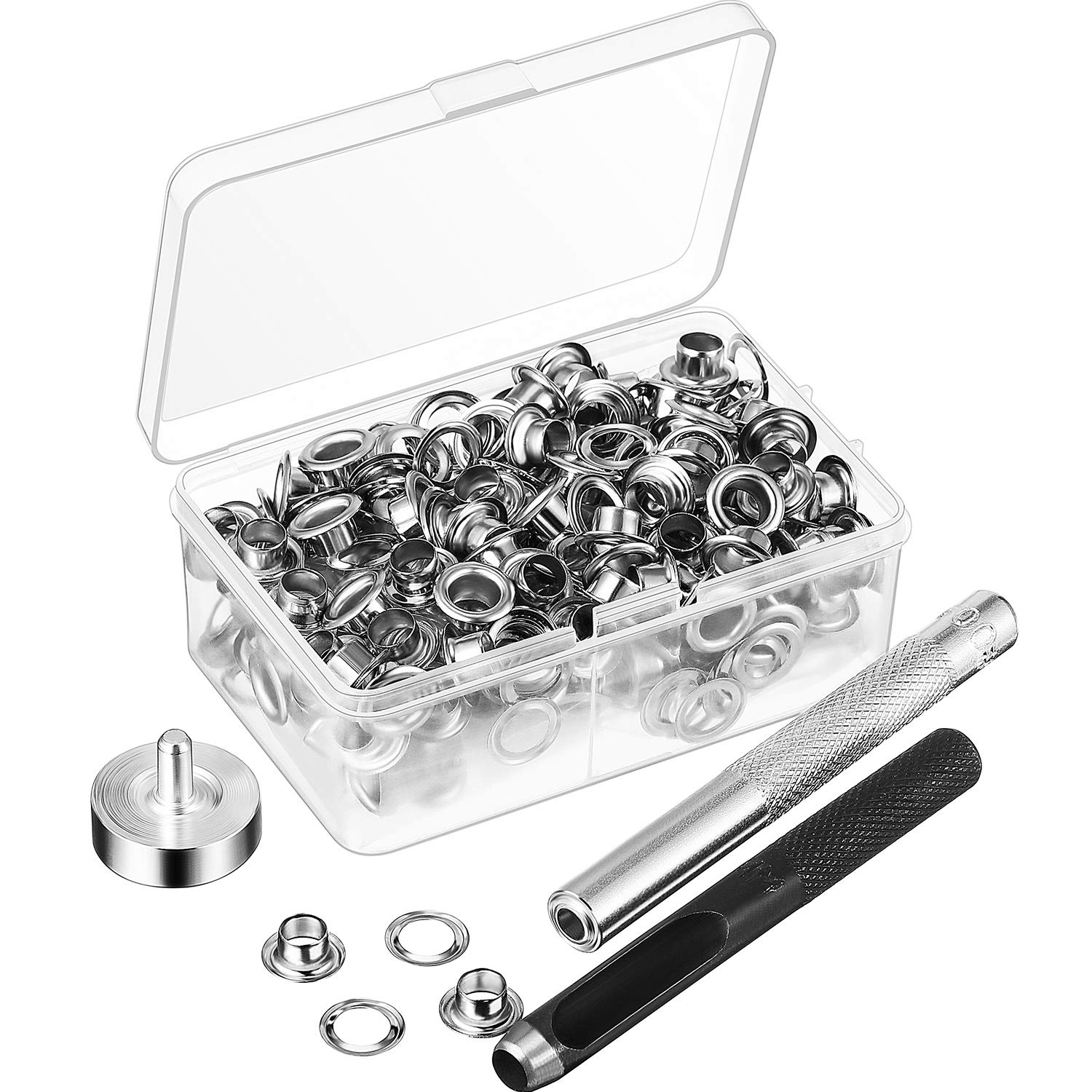 Buy Pangda Grommet Tool Kit Grommet Setting Tool And 100 Sets Grommets
