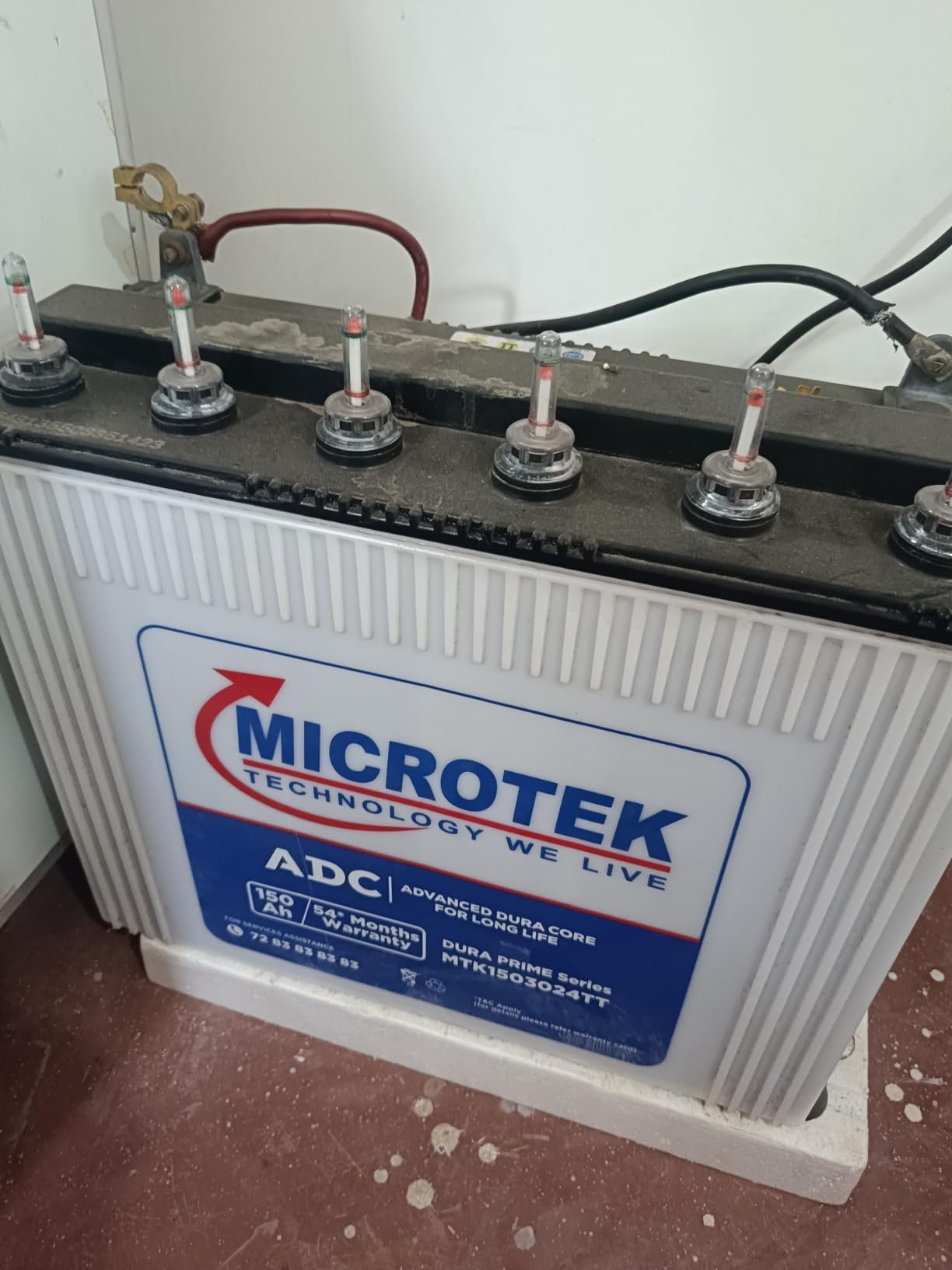 Microtek DuraPrime MTK1503024TT | 150Ah Inverter Battery |with Advanced ...