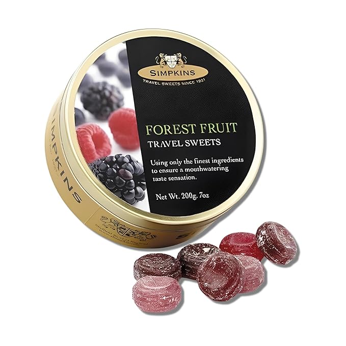 Amazon.com : Simpkins Sweets Forest Fruit Candy in Travel Sweets Tin ...