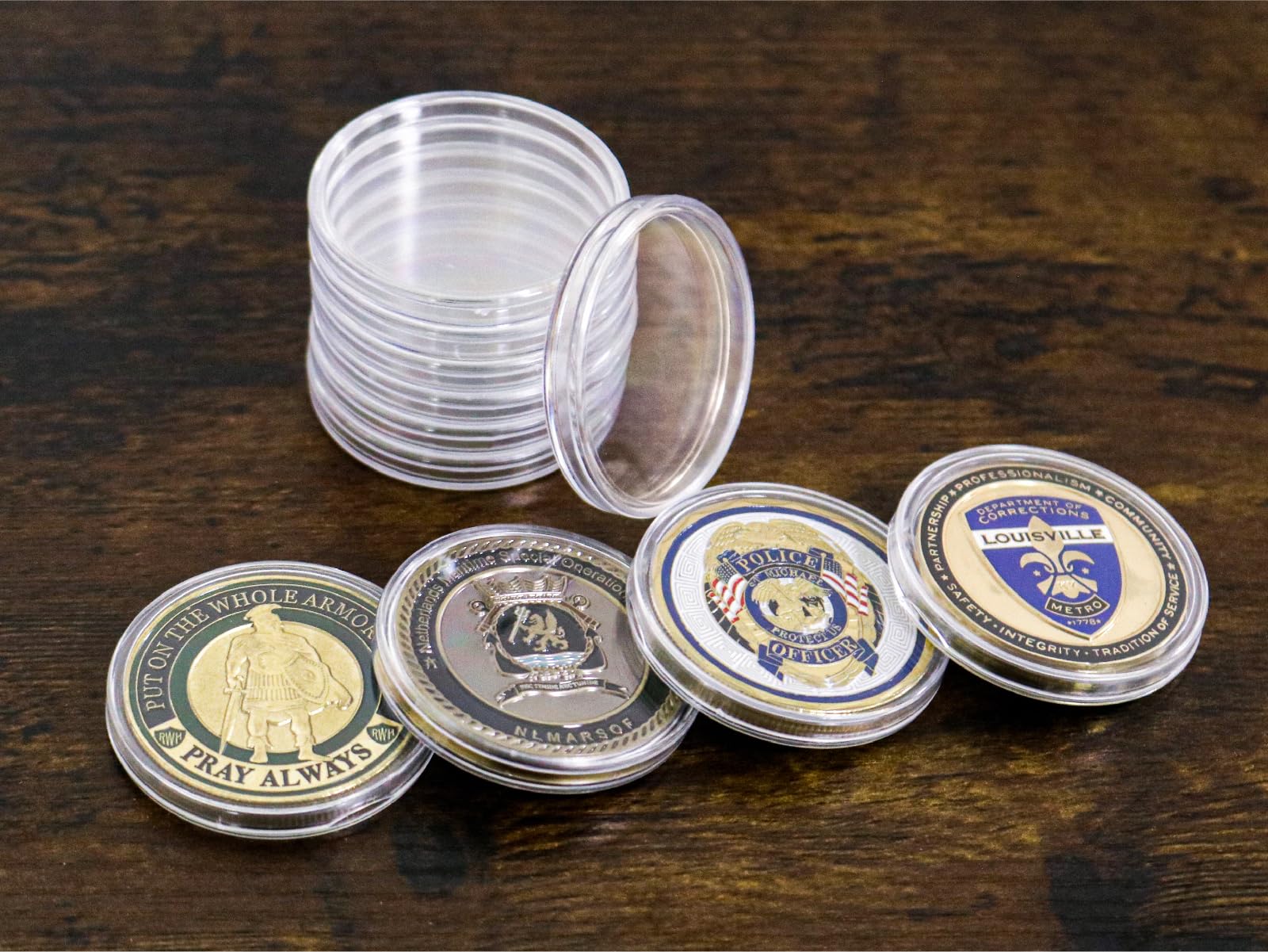 Snapklik.com : 100 Pieces 40mm Coin Capsules, Silver Coin Holder ...