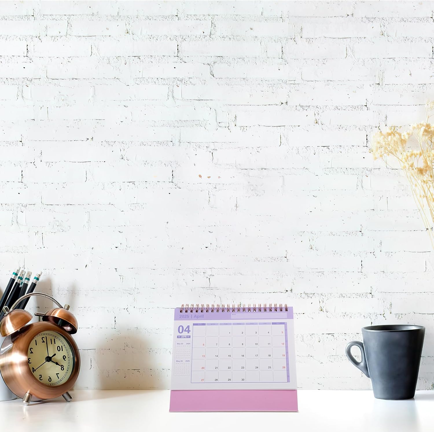 NUOBESTY 2024-2025 Desktop Calendar Stand Up Desktop Australia | Ubuy