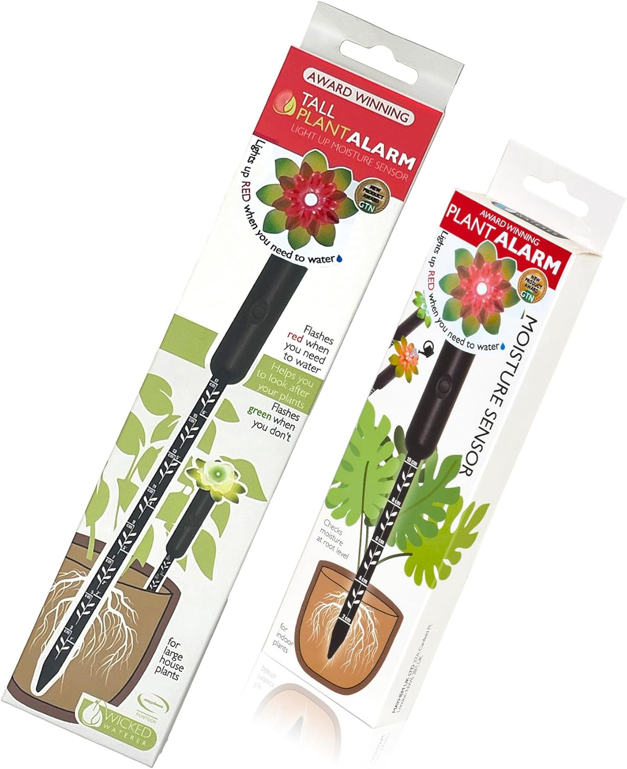 Amazon.com: Wicked Waterer Tall Plant Alarm - Inserts 7" into Soil ...